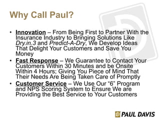 Paul Davis Overview | PPT