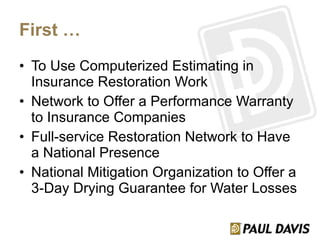 Paul Davis Overview | PPT