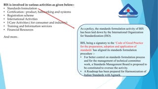 Bureau of Indian Standards | PPTX