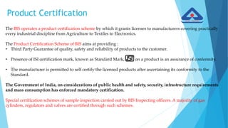 Bureau of Indian Standards | PPTX