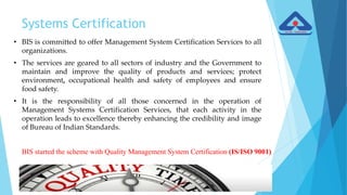 Bureau of Indian Standards | PPTX