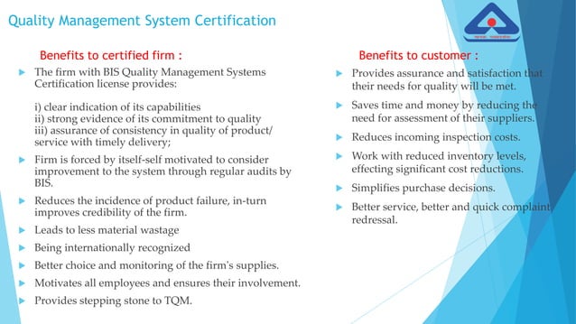Bureau of Indian Standards | PPTX