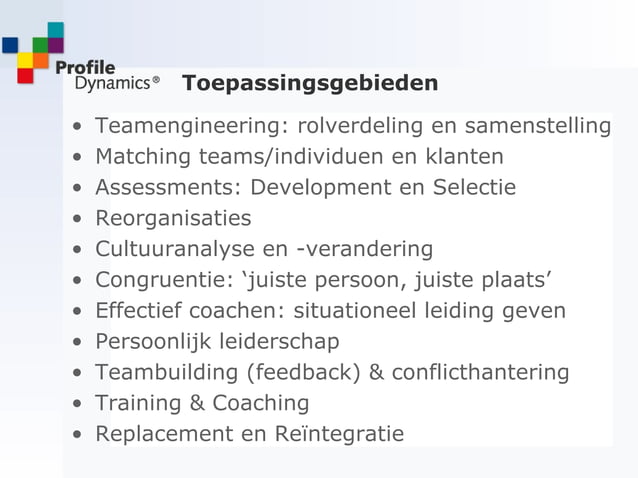Profile Dynamics Info | PPT