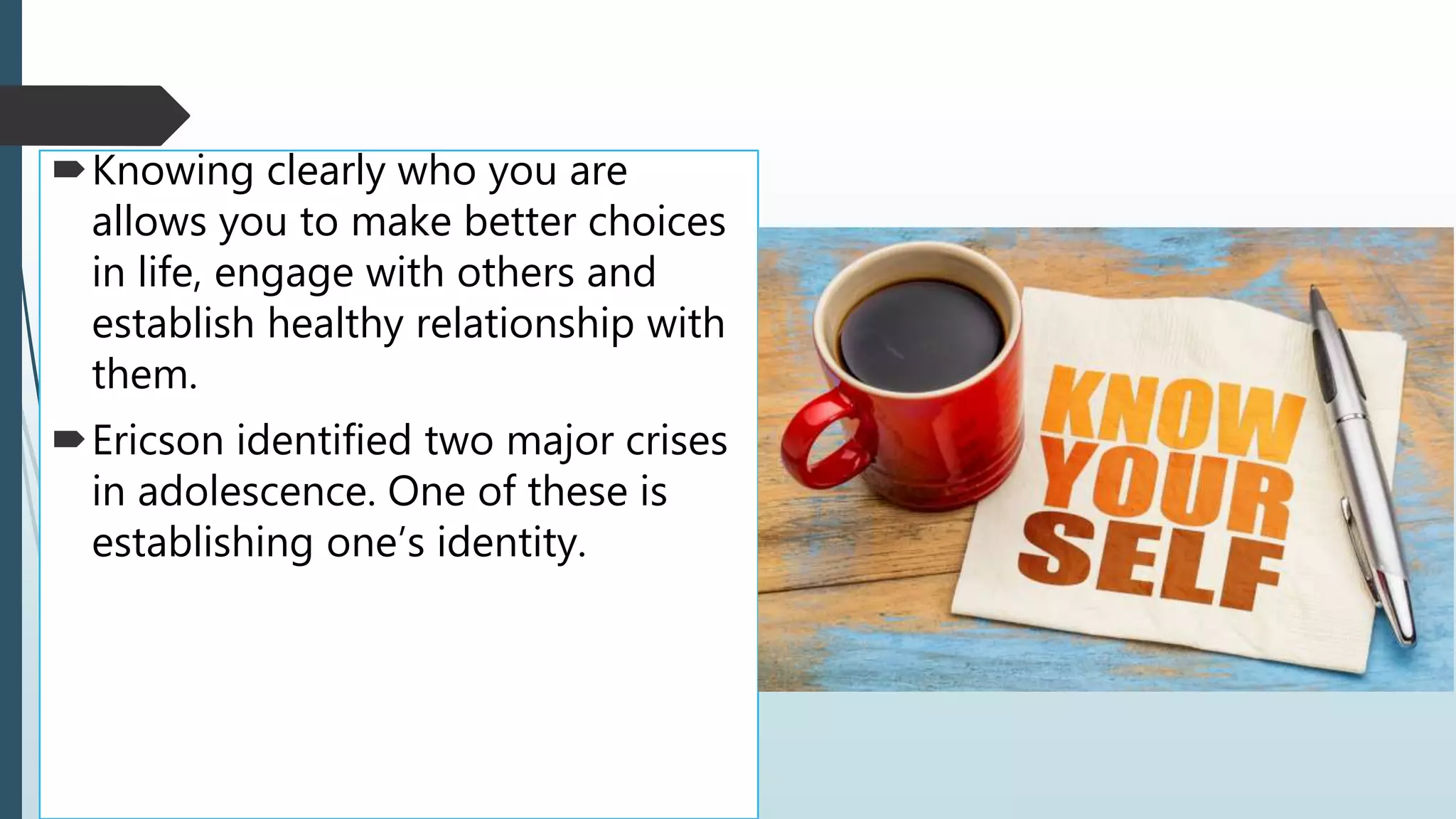 SELF DISCOVERY AND IDENTITY | PPTX