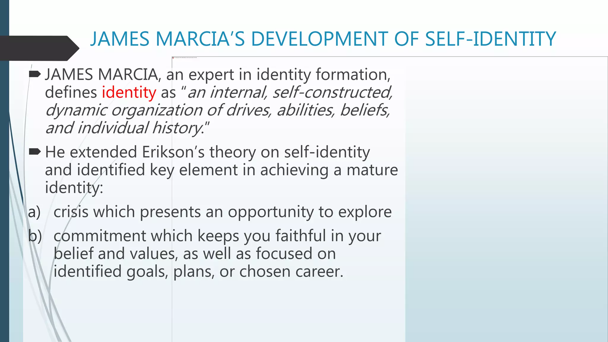 SELF DISCOVERY AND IDENTITY | PPTX