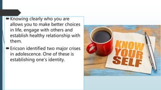 SELF DISCOVERY AND IDENTITY | PPTX