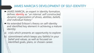 SELF DISCOVERY AND IDENTITY | PPTX