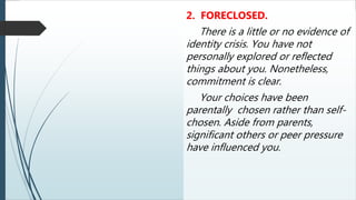 SELF DISCOVERY AND IDENTITY | PPTX