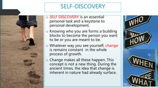 SELF DISCOVERY AND IDENTITY | PPTX