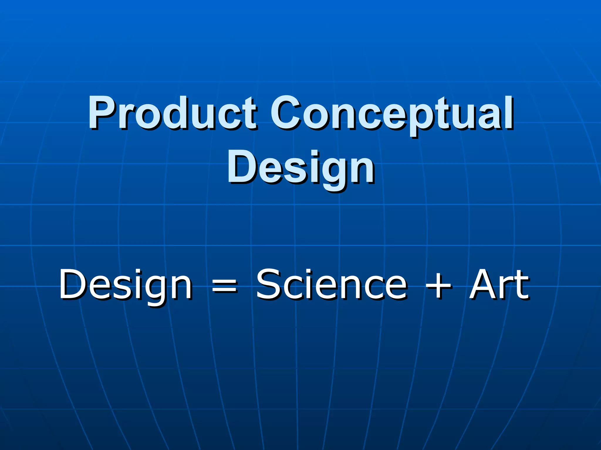 Product Design & Development - 1 | PPT