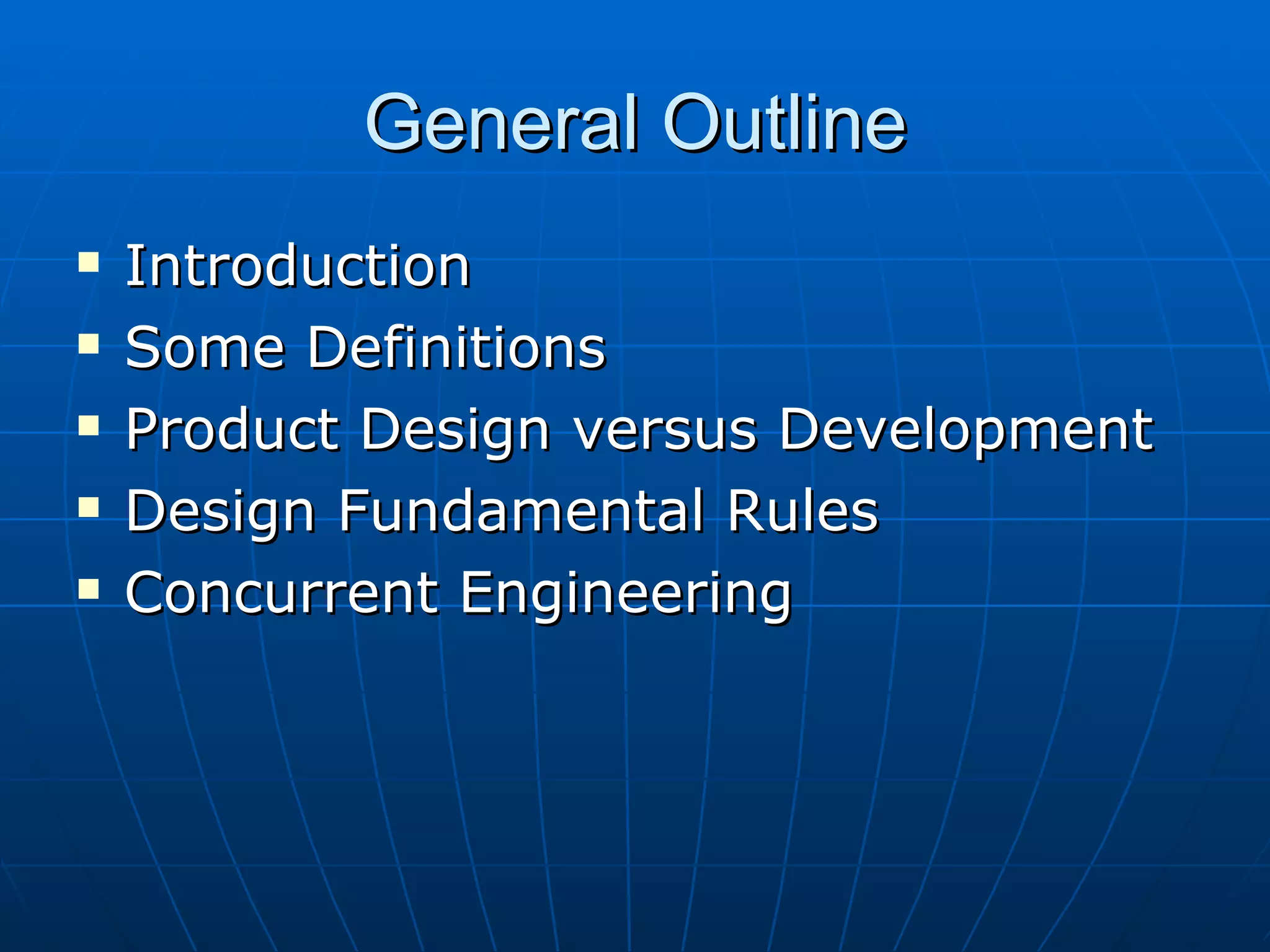 Product Design & Development - 1 | PPT