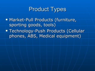 Product Design & Development - 1 | PPT