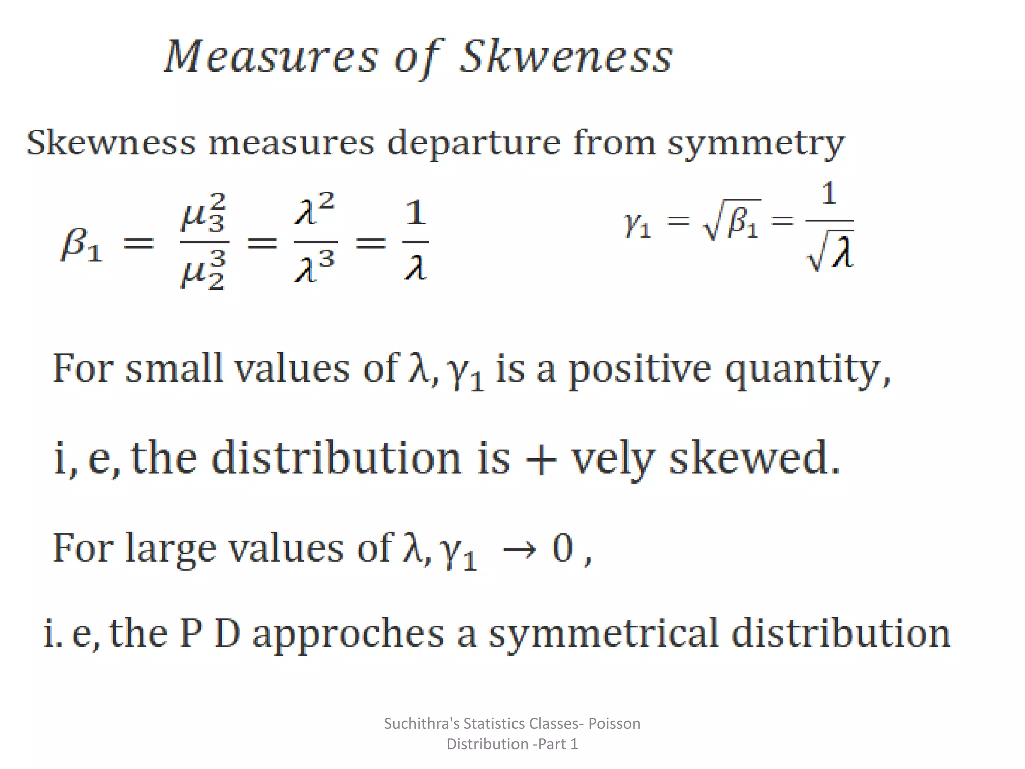 Poisson Distribution Part 1 | PPTX