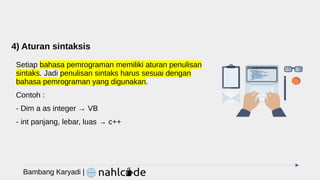 Bahasa Pemrograman | PDF