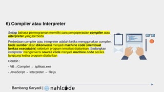 Bahasa Pemrograman | PDF