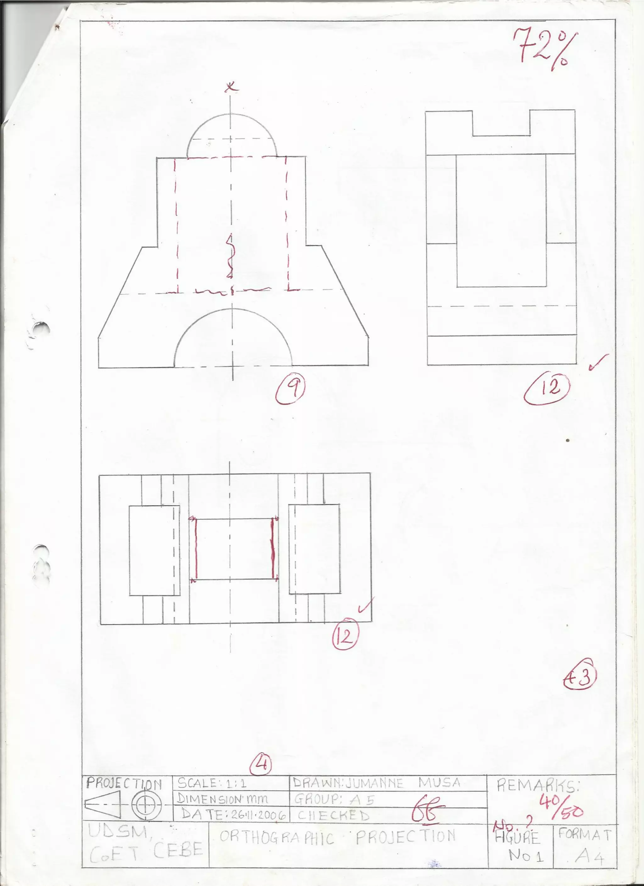 engineering drawing QUESTIONS paper | PDF