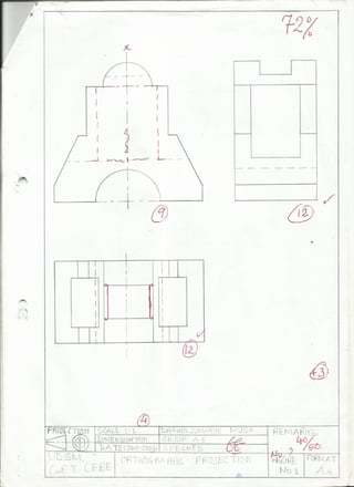 engineering drawing QUESTIONS paper | PDF