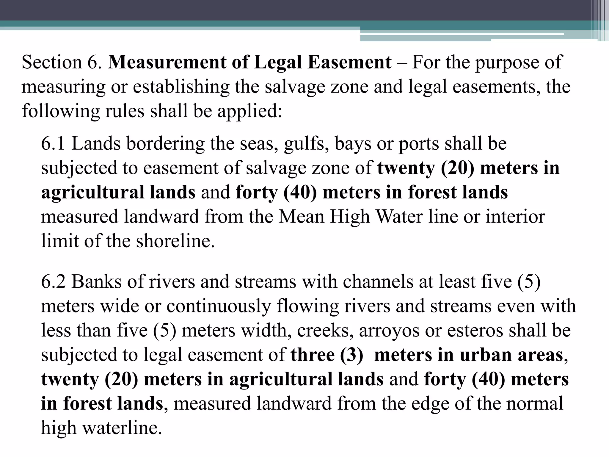 PD 1067 Philippine Water Code of the Philippines- DAO 2021-07 Easement.pptx