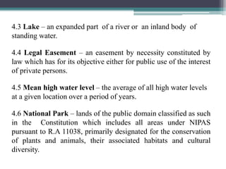 PD 1067 Philippine Water Code of the Philippines- DAO 2021-07 Easement.pptx