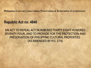 Pd 1505 & ra 4846 superales | PPT