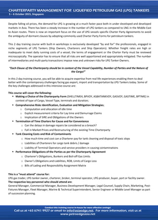 LPG charter party management | PDF