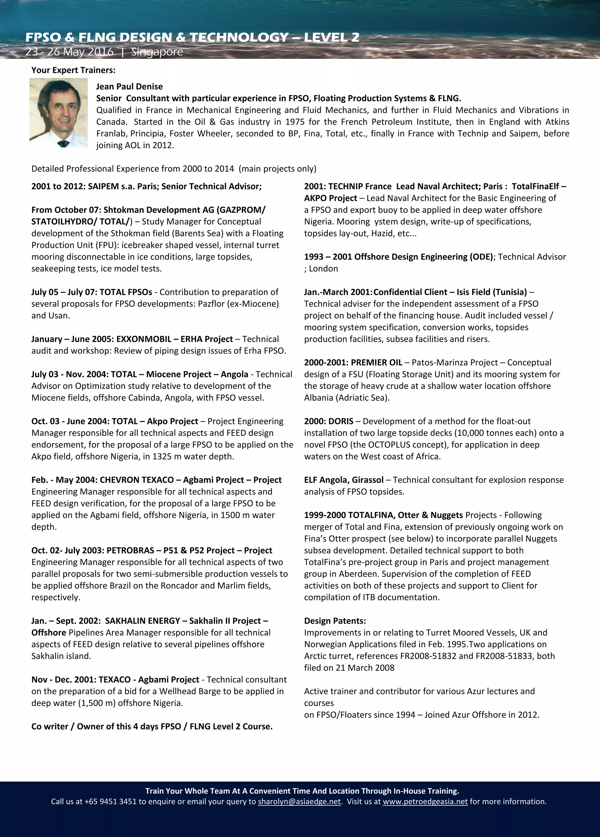 PD193 FPSO & FLNG DESIGN & tECHNOLOGY -LEVEL 2 | PDF