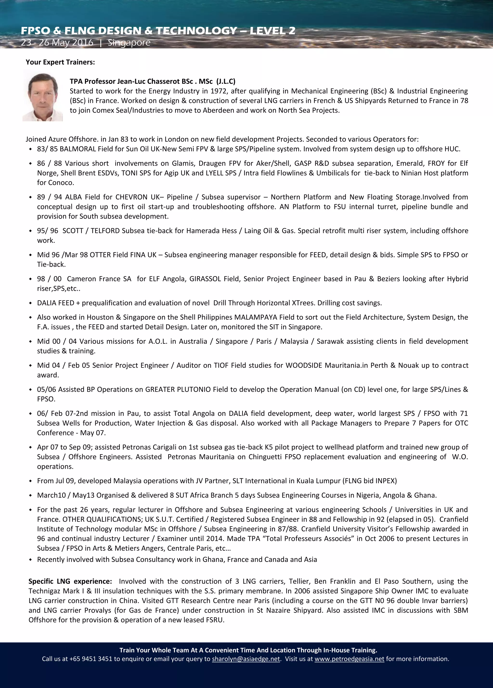 PD193 FPSO & FLNG DESIGN & tECHNOLOGY -LEVEL 2 | PDF