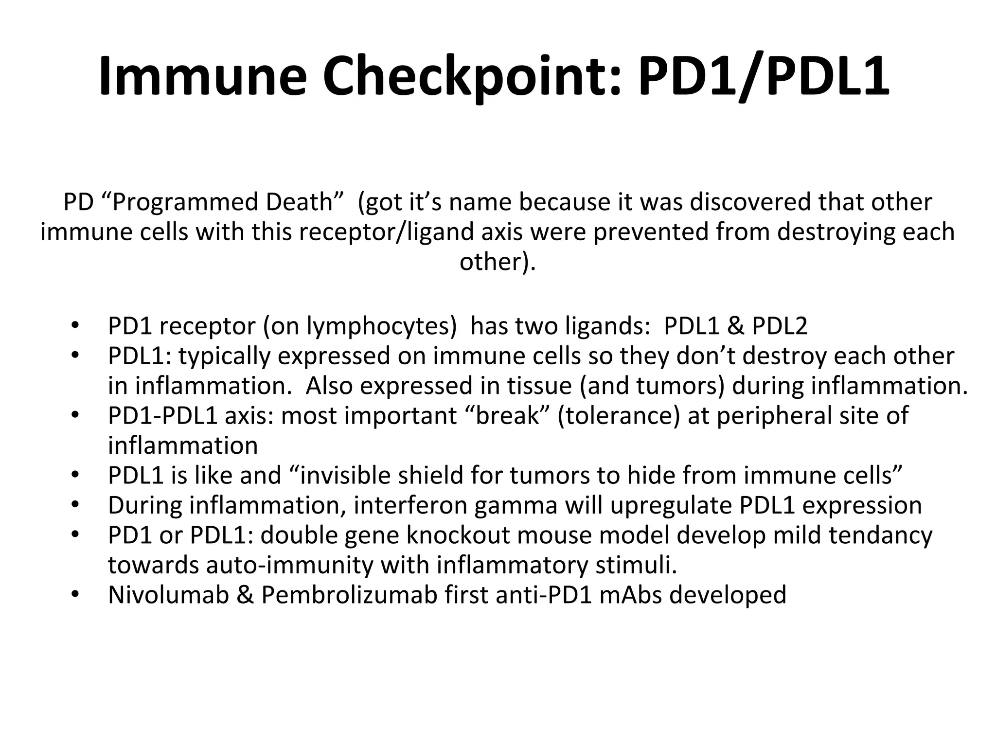 PD1PDL1 Pathway and its inhibitors for slideshare.pptx