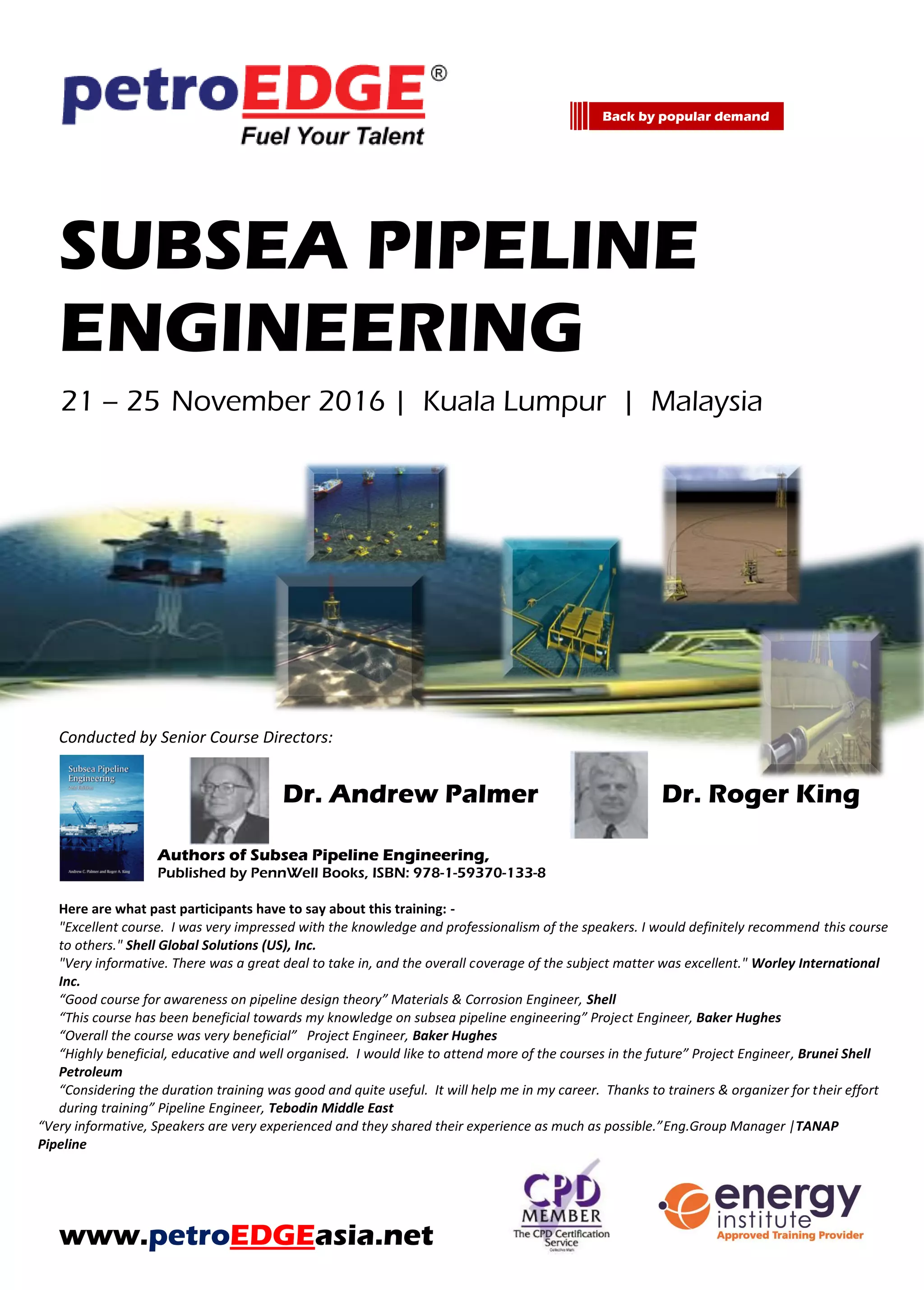 Subsea Pipeline Engineering | PDF