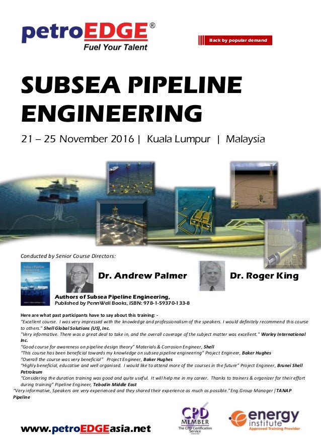 Subsea Pipeline Engineering Subsea Pipeline Engineering