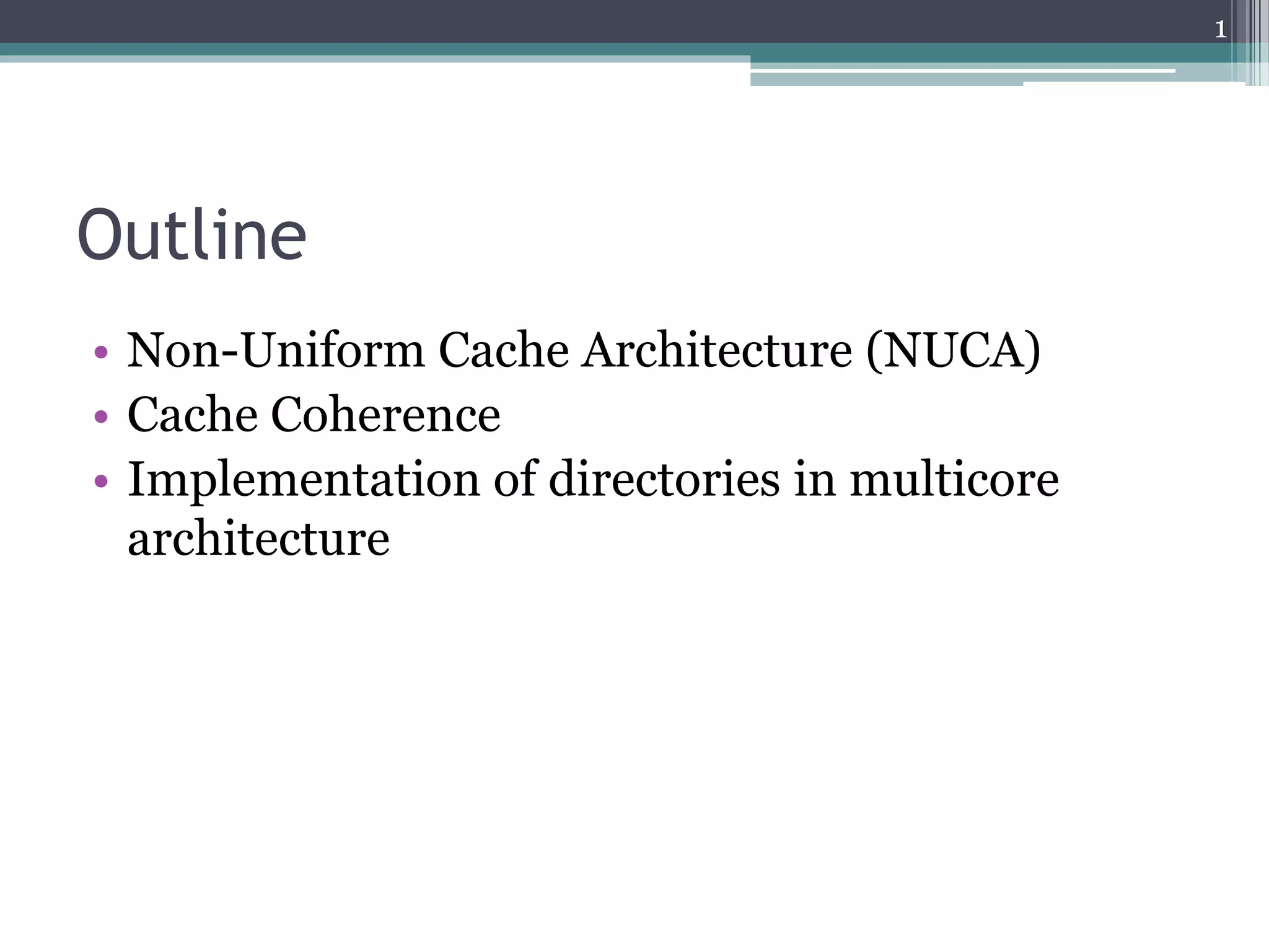 Directory based cache coherence | PPTX
