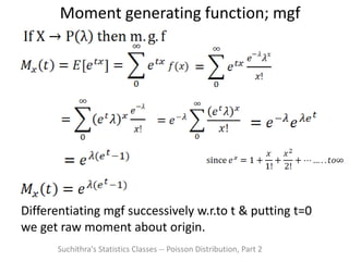 Poisson Distribution Part 2 | PPT