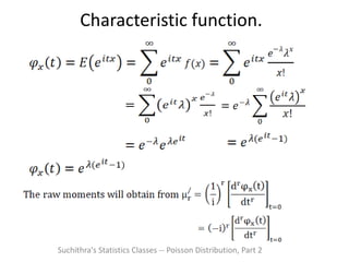 Poisson Distribution Part 2 | PPT