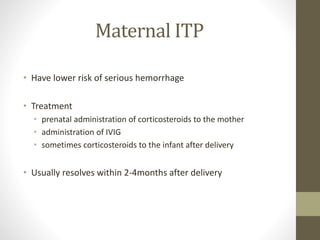 Quantitative platelet disorders | PPTX