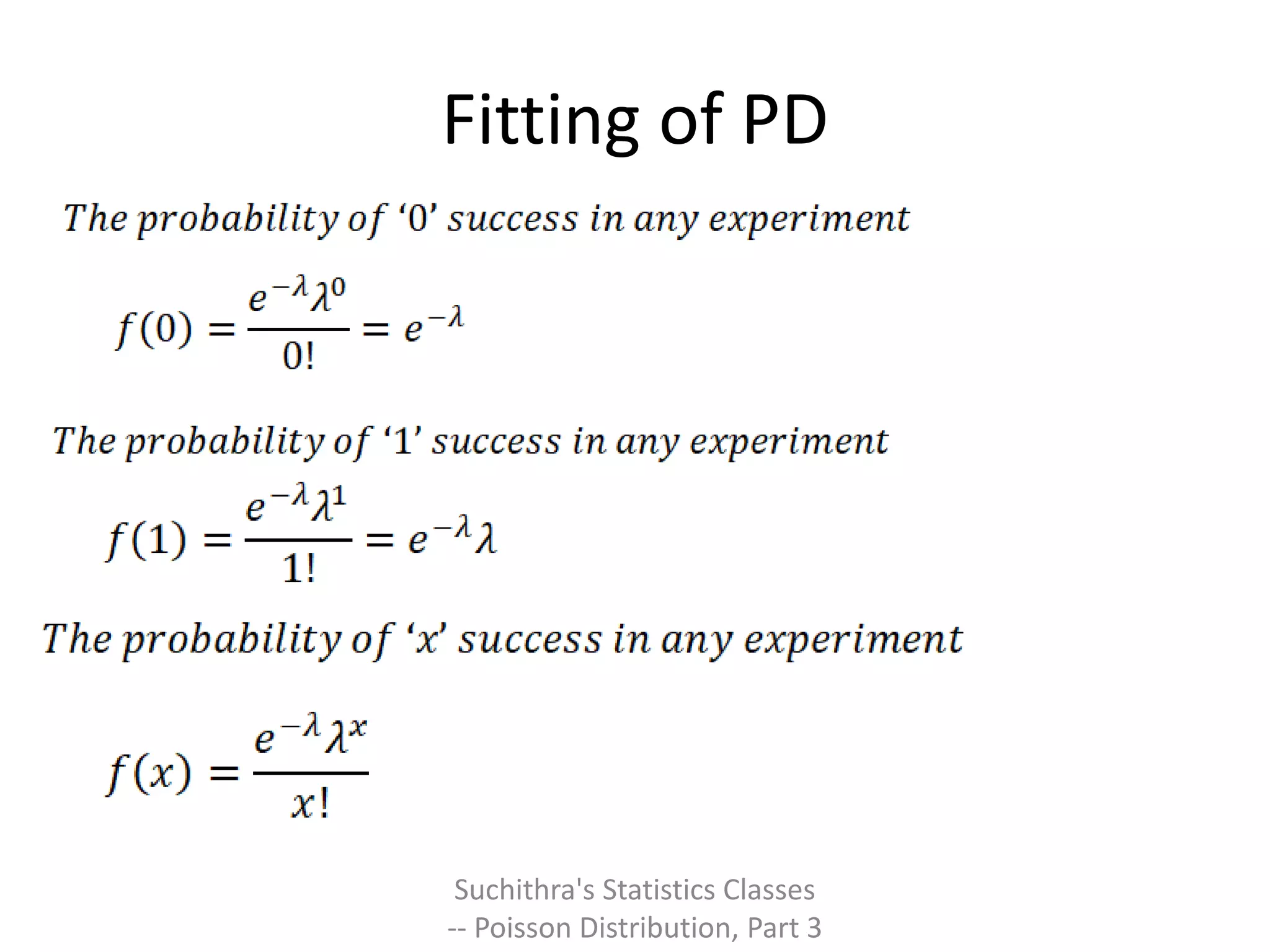 Poisson Distribution Part 3 | PPTX