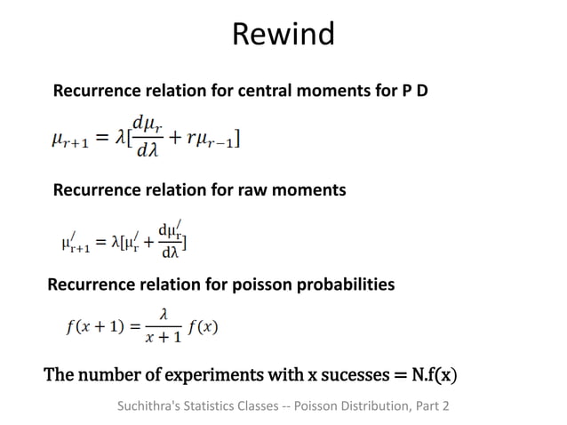 Poisson Distribution Part 3 | PPTX