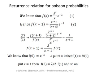 Poisson Distribution Part 3 | PPTX