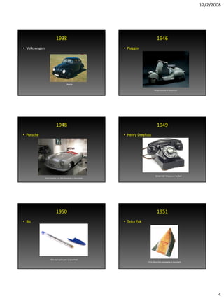 PD73002 History Of Product Design | PDF