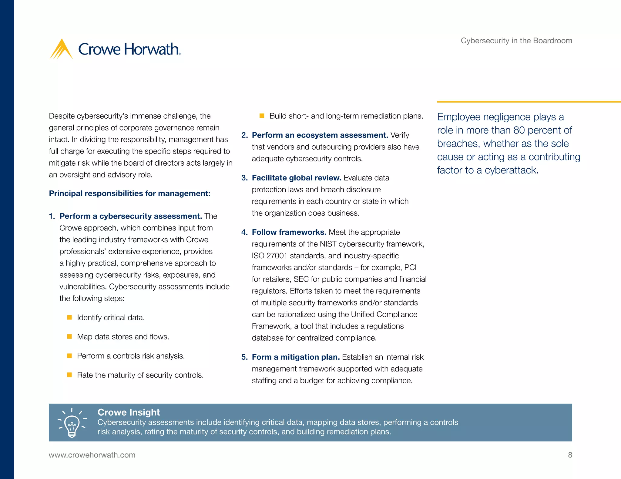 Cybersecurity in the Boardroom | PDF