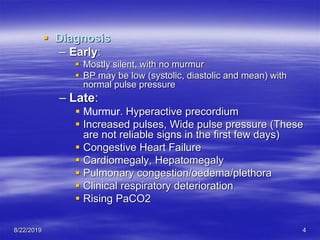 Patent Ductus Arteriosus on the Newborn | PDF
