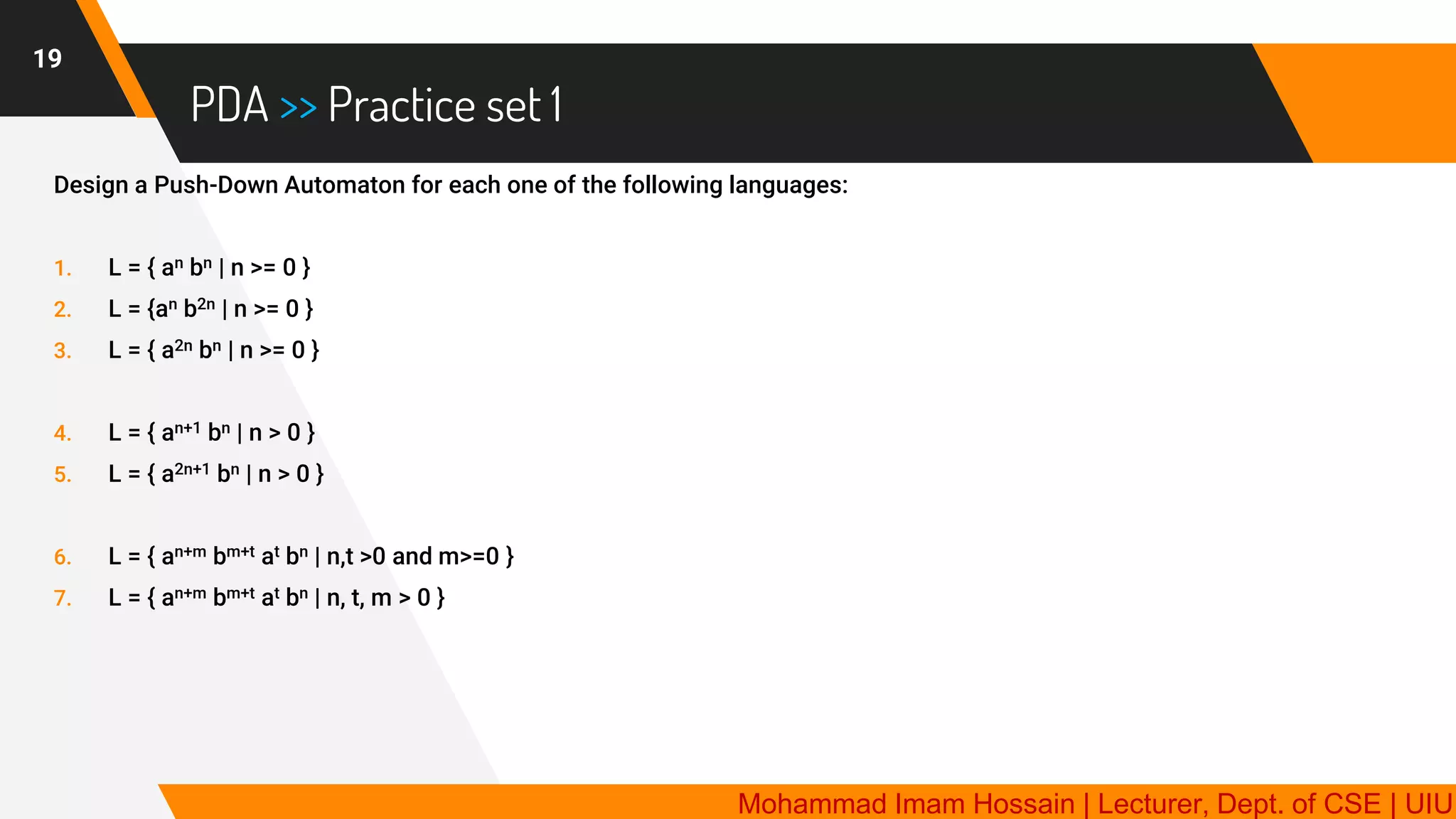 TOC 9 | Pushdown Automata | PDF