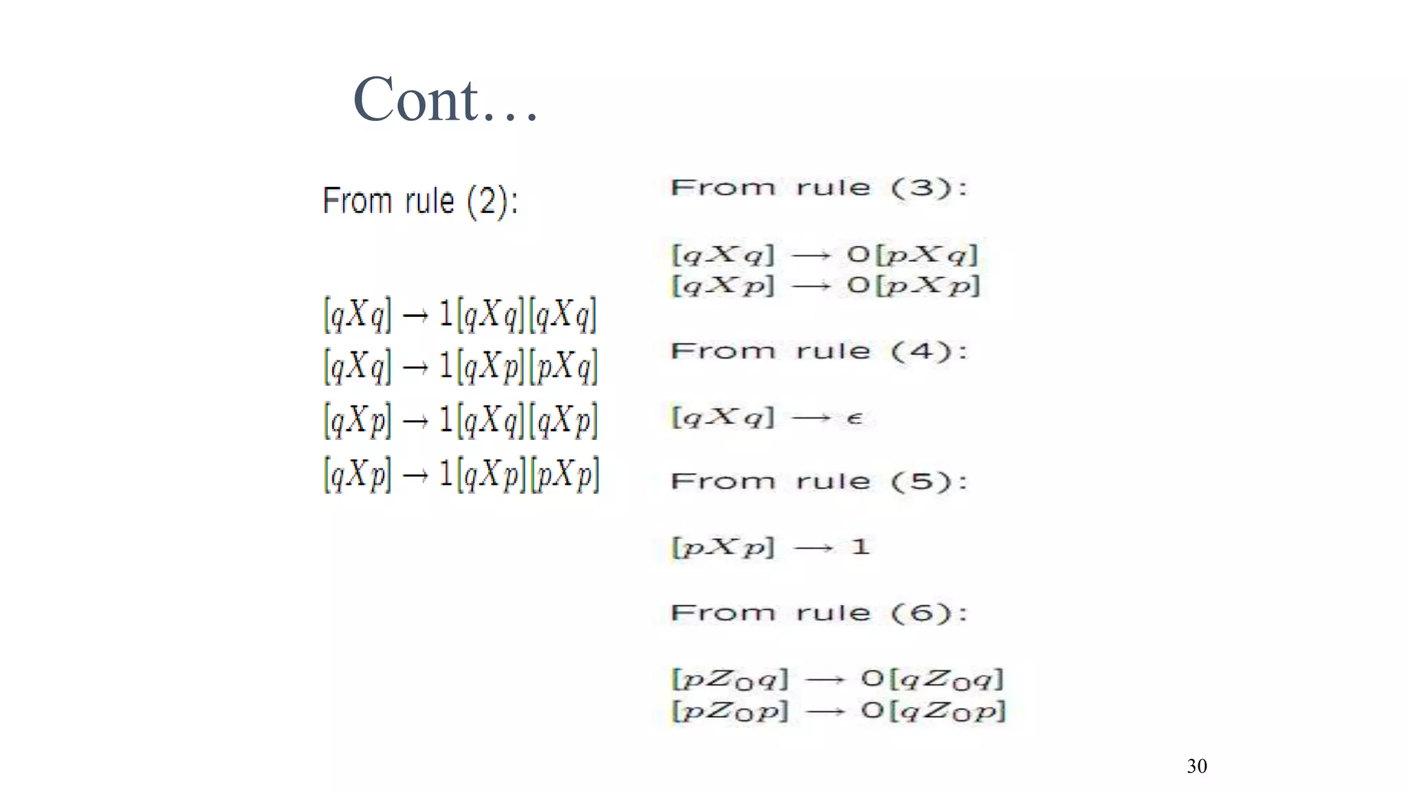 Automata theory - Push Down Automata (PDA) | PPTX