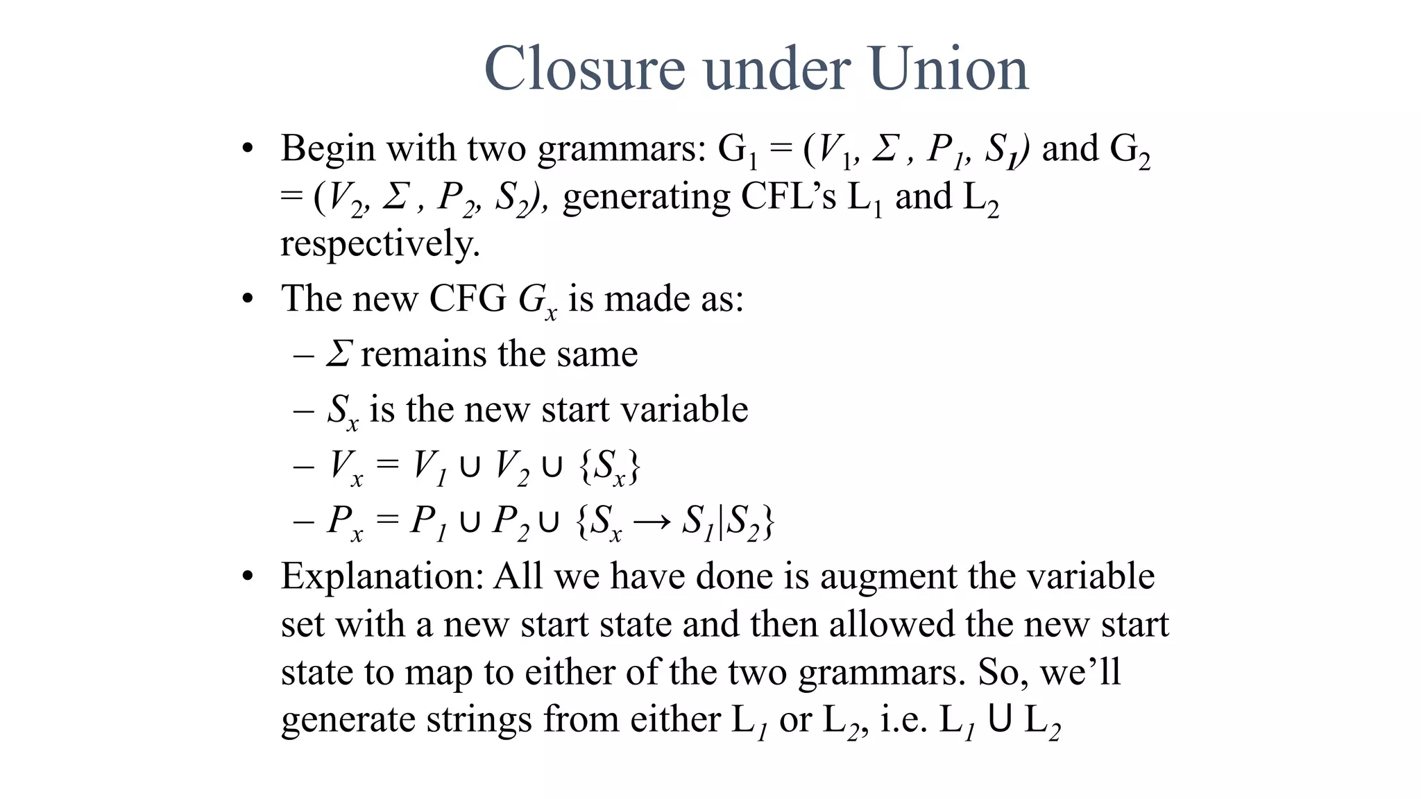 Automata theory - Push Down Automata (PDA) | PPTX