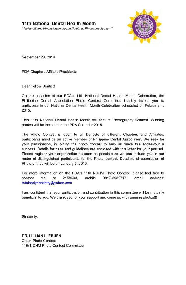 PDA: Photo Contest Guidelines NDHM | PDF