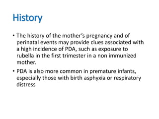 Patent Ductus Arteriosus (PDA) | PPTX