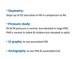 Patent Ductus Arteriosus (PDA) | PPTX
