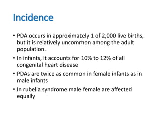 Patent Ductus Arteriosus (PDA) | PPTX
