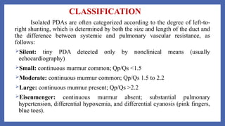 PDA AND EISENMENINGER SYNDROME..pptx for M.Sc., Nursing students | PPTX