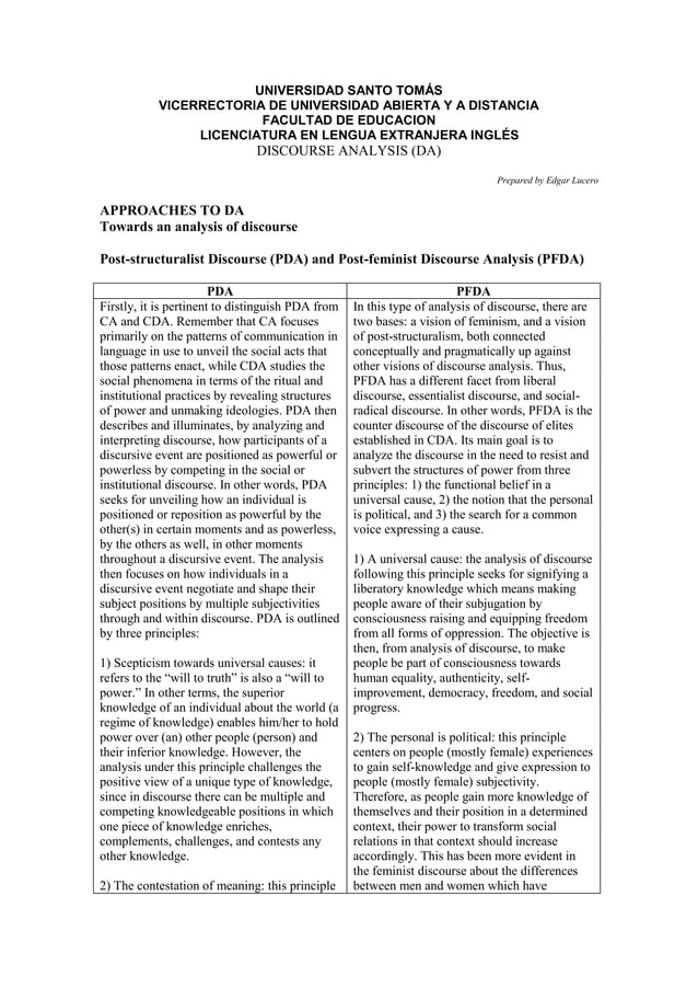 Pda and pfda summary | DOCX