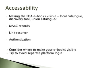 Pda checklist uksg bystrom perols | PPTX